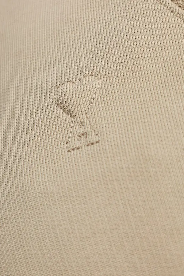 AMI Paris Oversized Sweatshirt - Beige