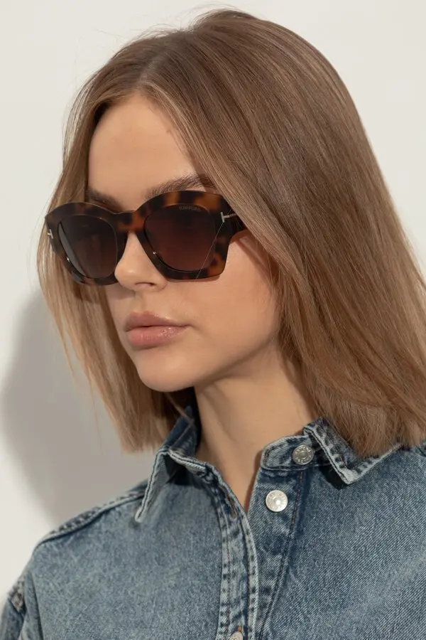 TOM FORD Sunglasses With Uv Protection - Brown