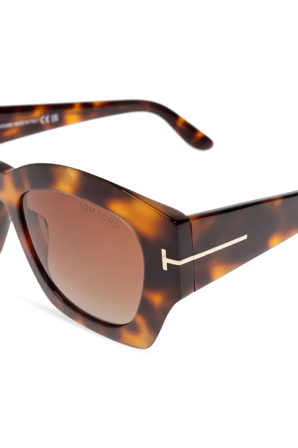 TOM FORD Sunglasses With Uv Protection - Brown