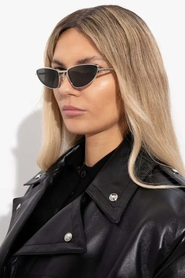 Alexander McQueen Cat-eye Sunglasses - Silver