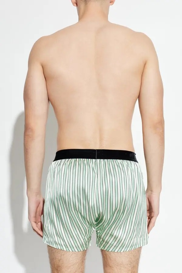 TOM FORD Silk Boxers - Green