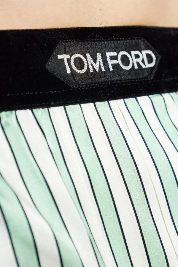 TOM FORD Silk Boxers - Green