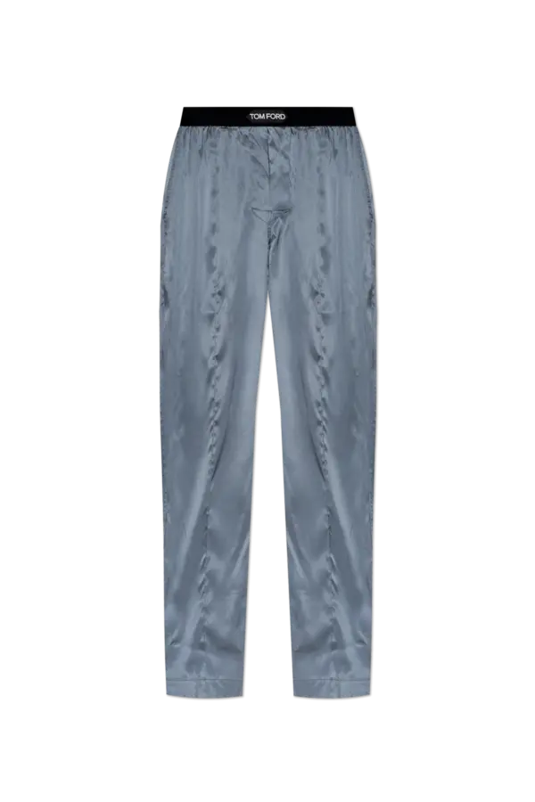 TOM FORD Silk Pajama Bottoms - Grey
