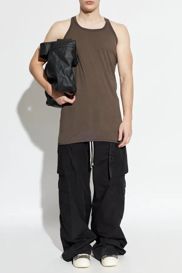 Rick Owens Sleeveless T-shirt - Brown