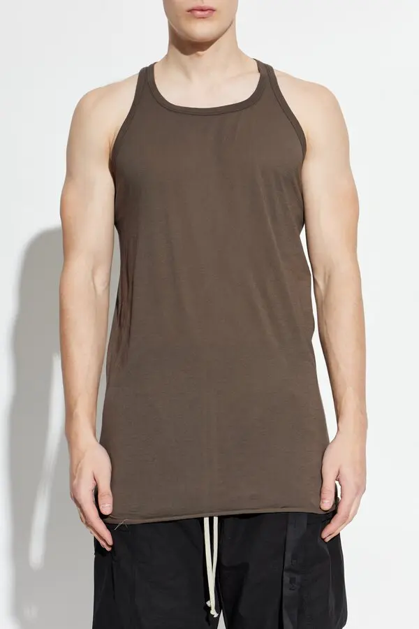 Rick Owens Sleeveless T-shirt - Brown
