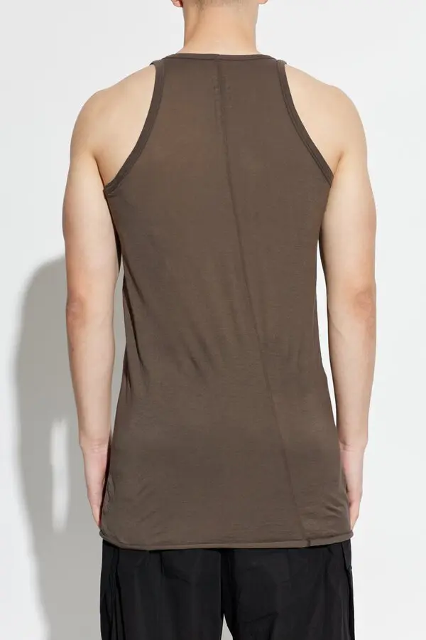 Rick Owens Sleeveless T-shirt - Brown