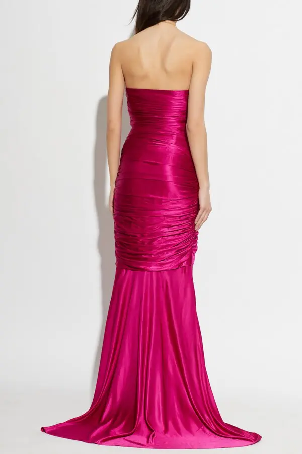 Balmain Off-the-shoulder Dress - Pink