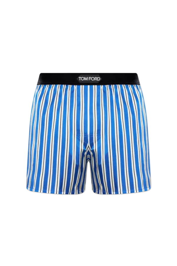 TOM FORD Silk Boxers - Blue