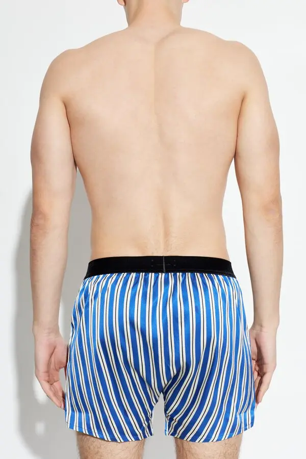 TOM FORD Silk Boxers - Blue