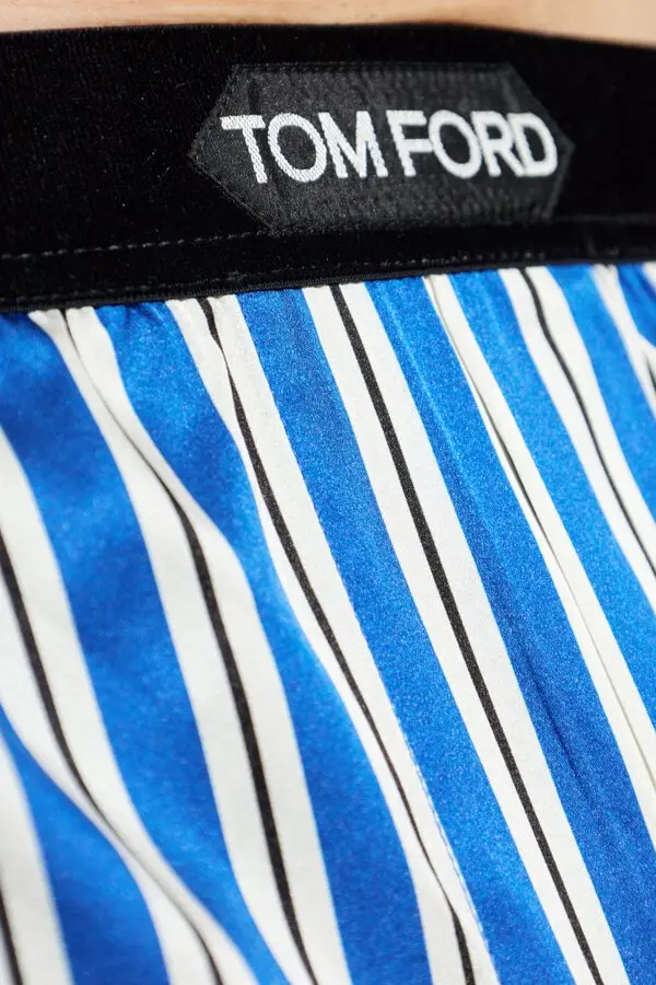 TOM FORD Silk Boxers - Blue