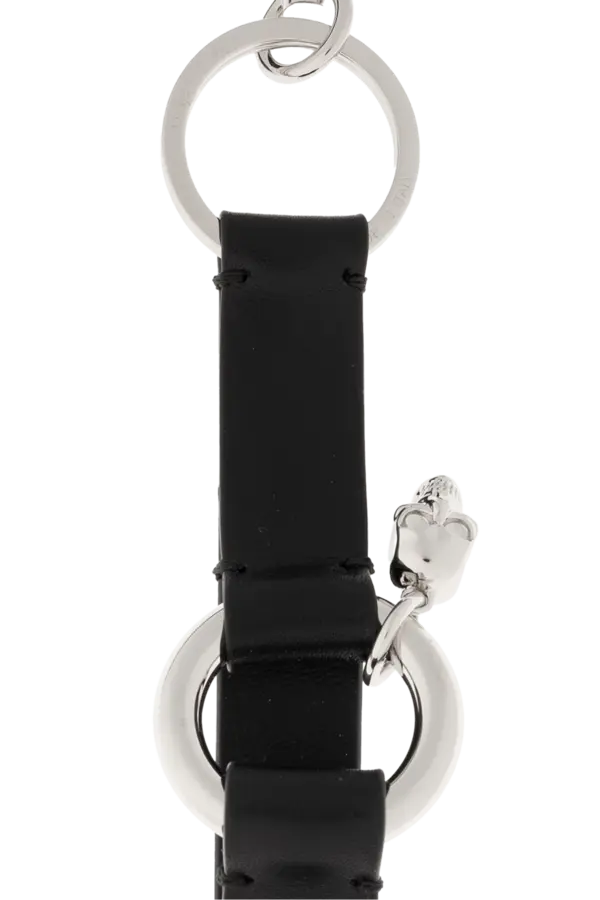 Alexander McQueen Leather Keychain