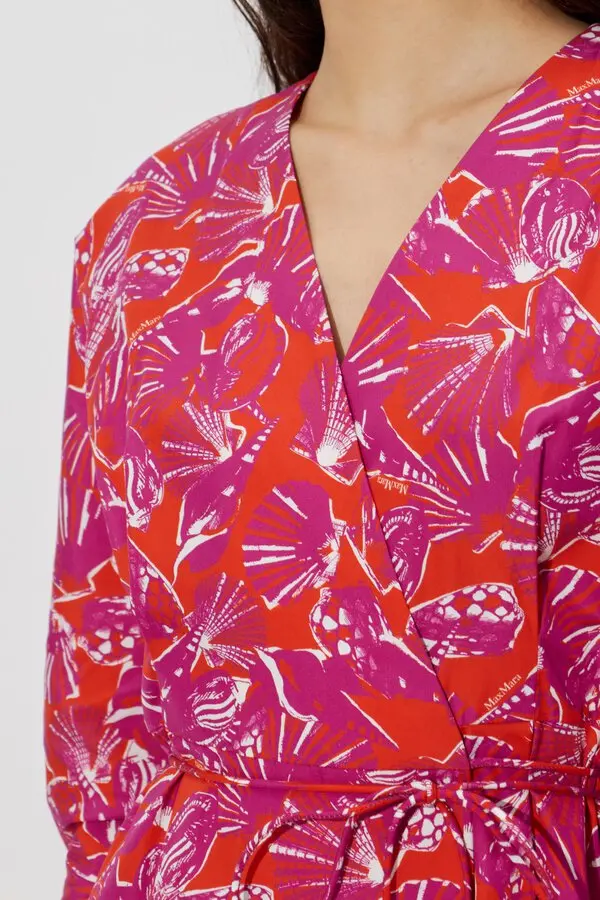 Max Mara Camino Flared Midi Dress - Pink