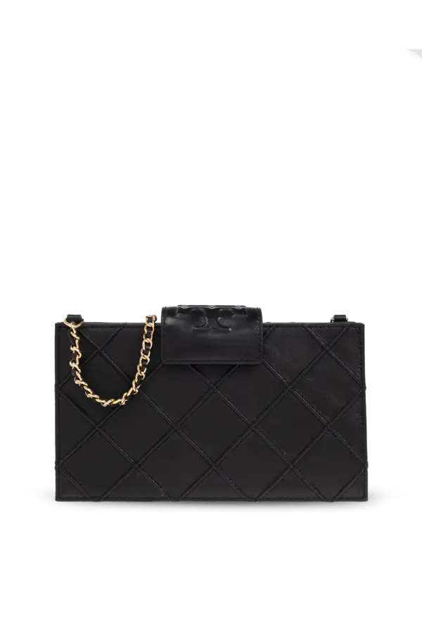 Tory Burch Fleming Mini Chain Wallet - Black