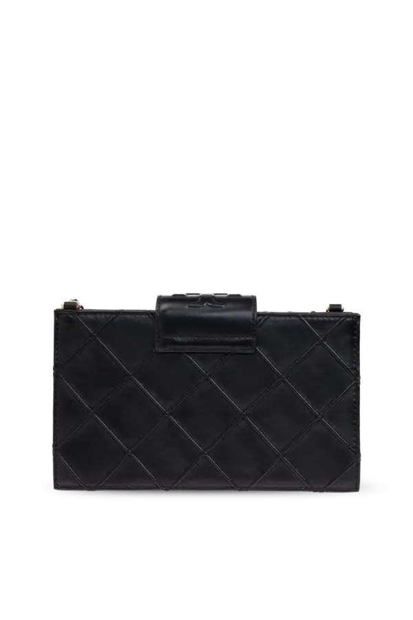 Tory Burch Fleming Mini Chain Wallet - Black
