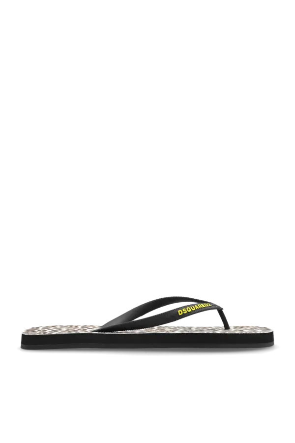 Dsquared2 Logo Flip-flops - Black