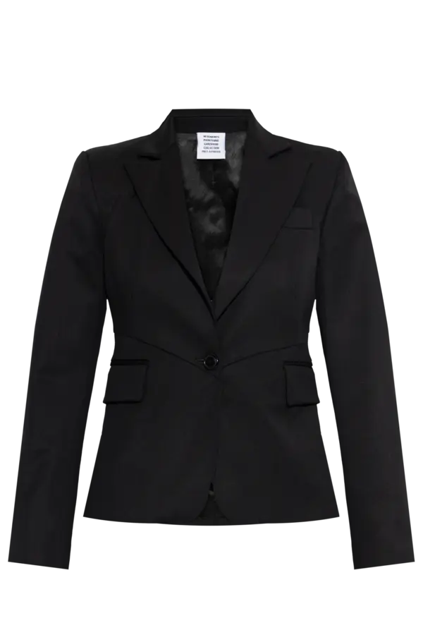 Vetements Wool Blazer With Double Vent