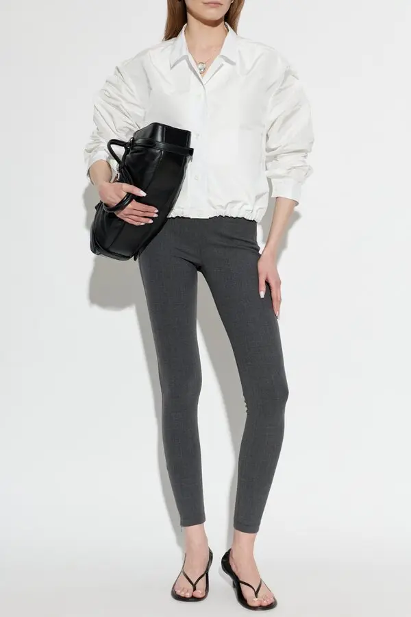 JIL SANDER Lightweight Jacket With Drawstring - White