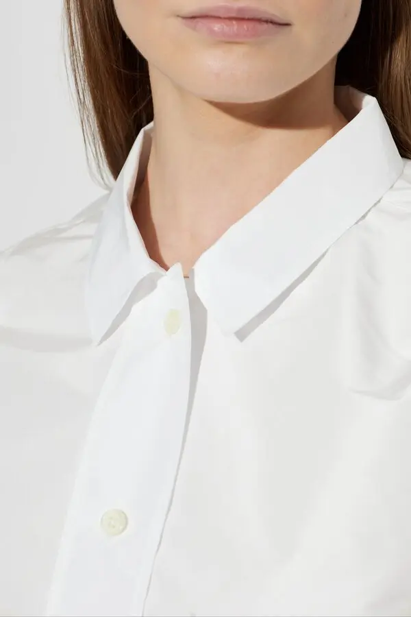 JIL SANDER Lightweight Jacket With Drawstring - White