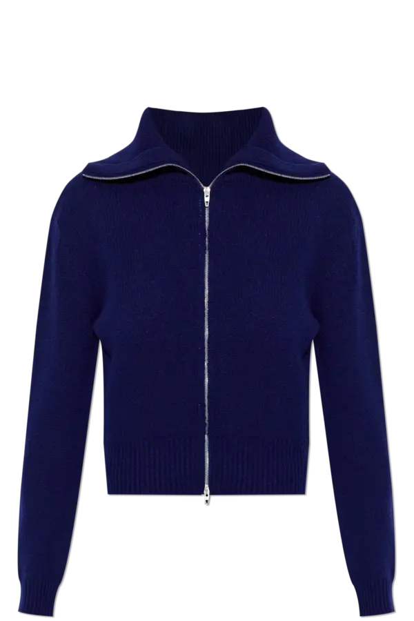 JIL SANDER Cardigan With Wide Collar - Blue