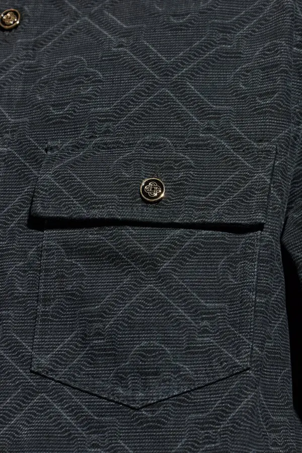 Casablanca Denim Shirt With Monogram