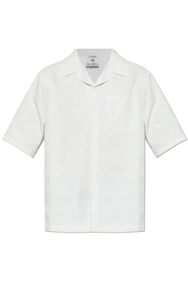 Casablanca Shirt With Monogram - White