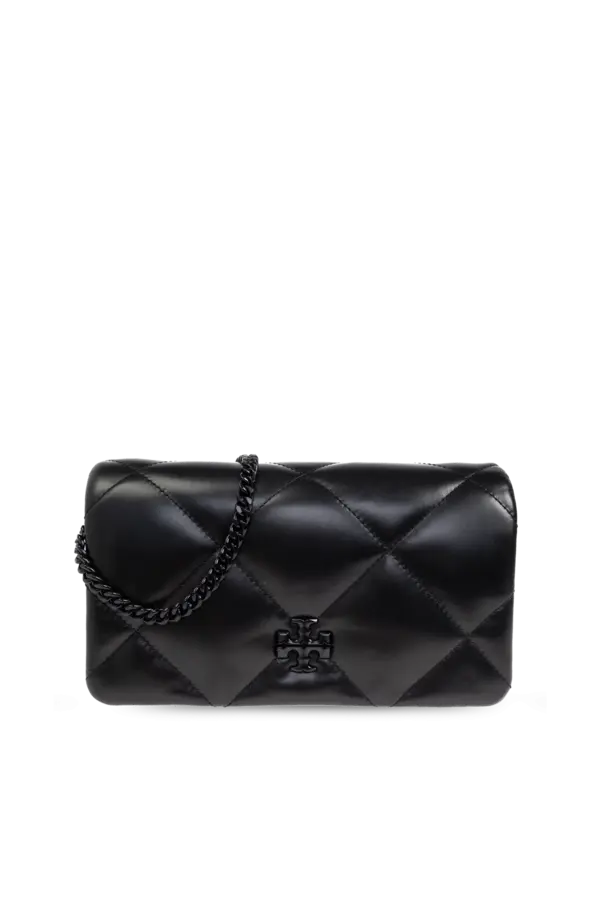 Tory Burch Chain Wallet 'kira Diamond - Black
