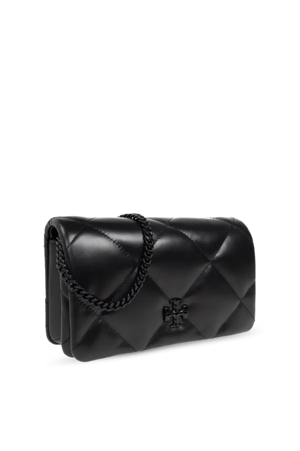 Tory Burch Chain Wallet 'kira Diamond - Black