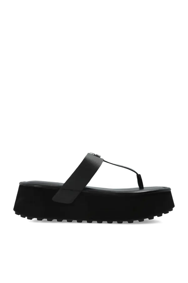 Michael Kors Platform Slides - Black