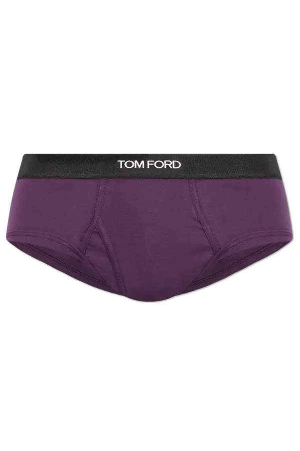 TOM FORD Cotton Briefs - Purple