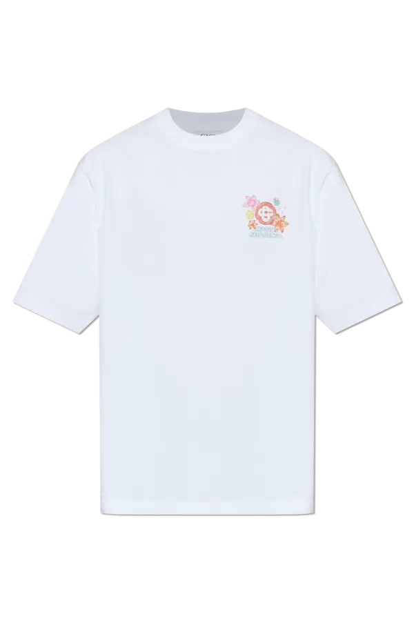 Casablanca T-shirt With Logo - White