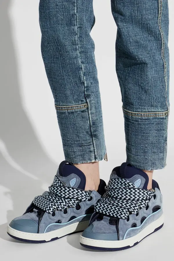 LANVIN Curb Low Top Sneakers