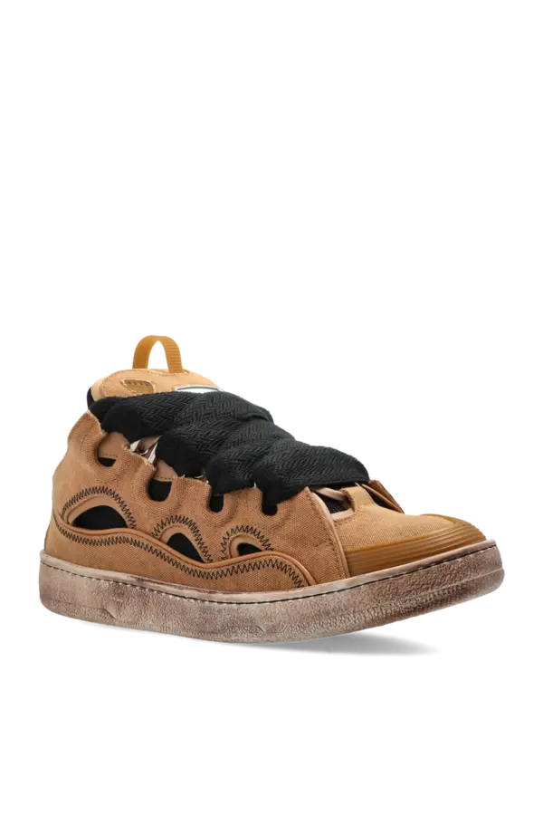 LANVIN Curb Sneakers - Brown