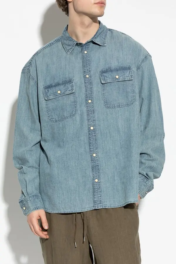 ALLSAINTS Denim Shirt ‘gribbs - Blue