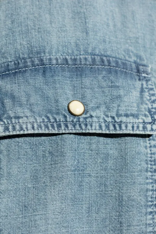 ALLSAINTS Denim Shirt ‘gribbs - Blue