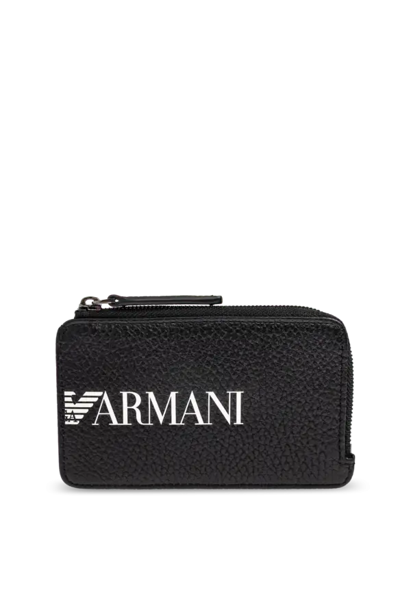 Emporio Armani Logo Pouch - Black