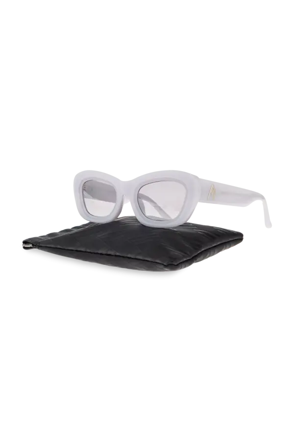 Attico Rectangle Sunglasses - White