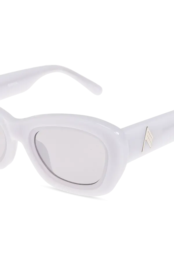 Attico Rectangle Sunglasses - White
