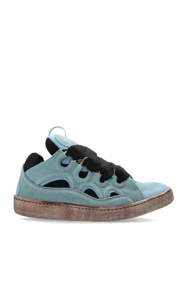 LANVIN Curb Low Top Sneakers - Blue