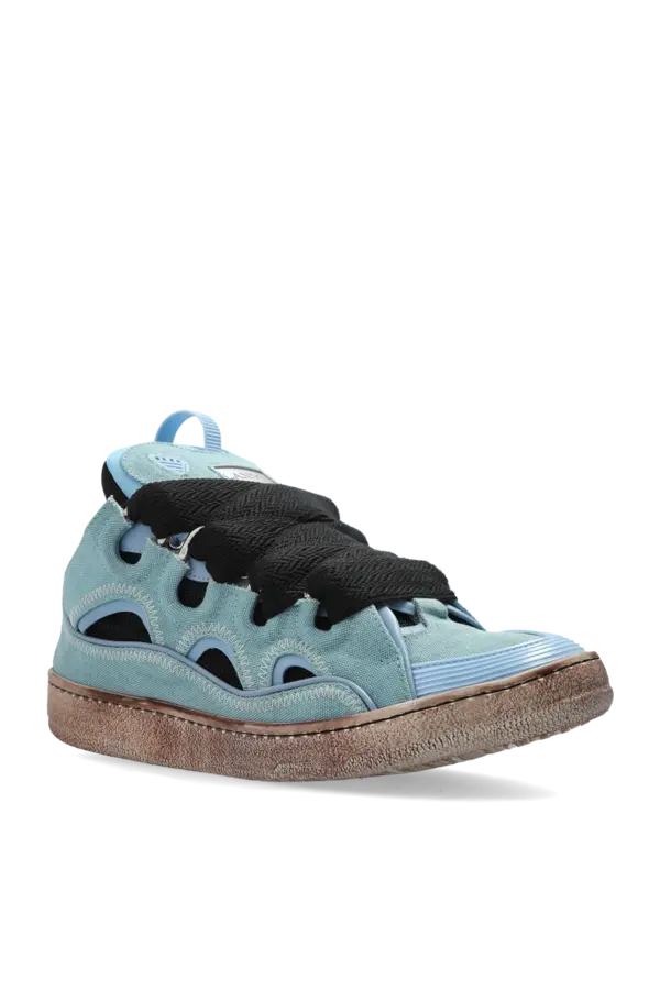 LANVIN Curb Low Top Sneakers - Blue