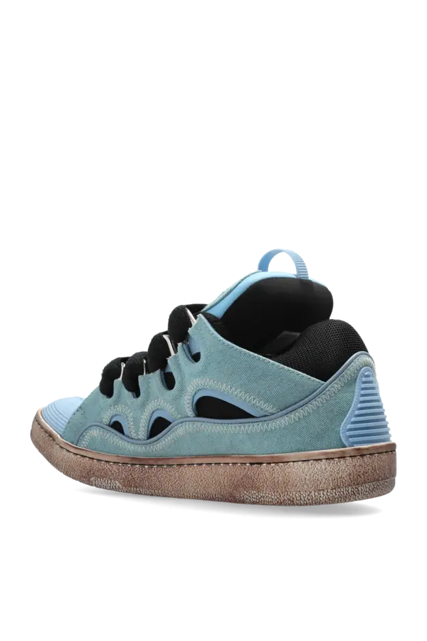 LANVIN Curb Low Top Sneakers - Blue