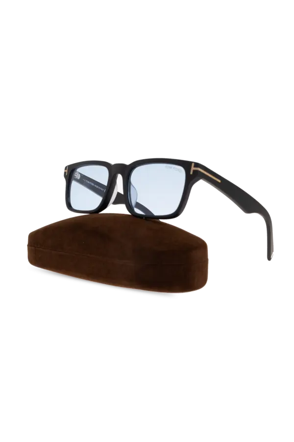 TOM FORD Sunglasses With Rectangular Frame - Black