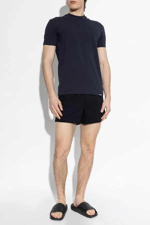 Dsquared2 Underwear T-shirt With A Round Neckline - Navy Blue