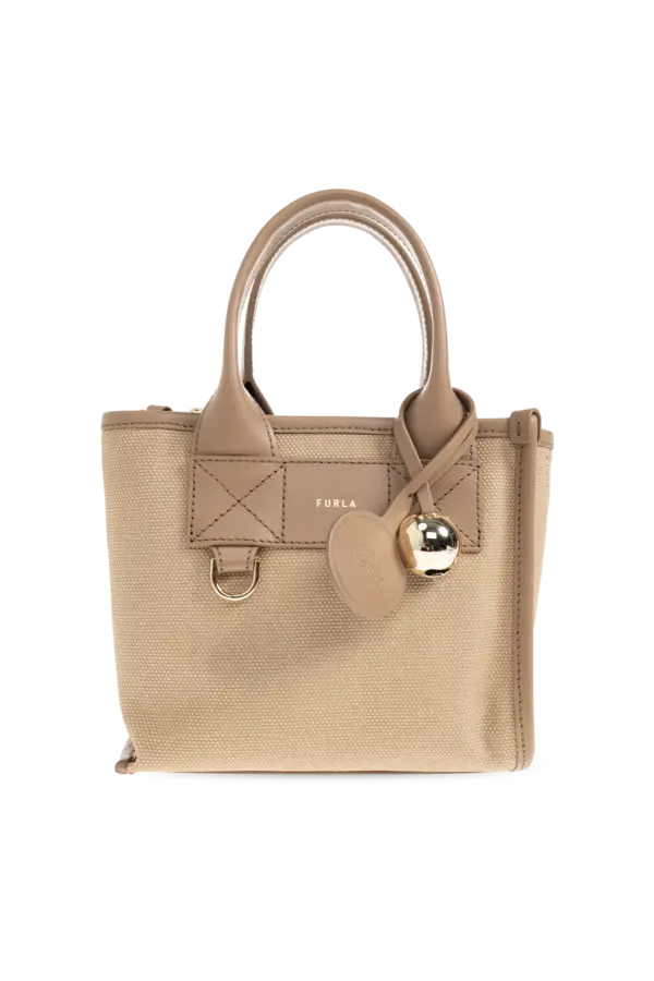 Furla Divide Mini Tote - Beige