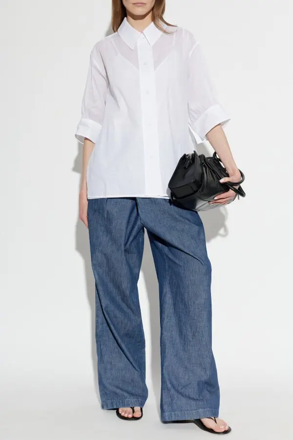 JIL SANDER Loose-fit Trousers - Blue
