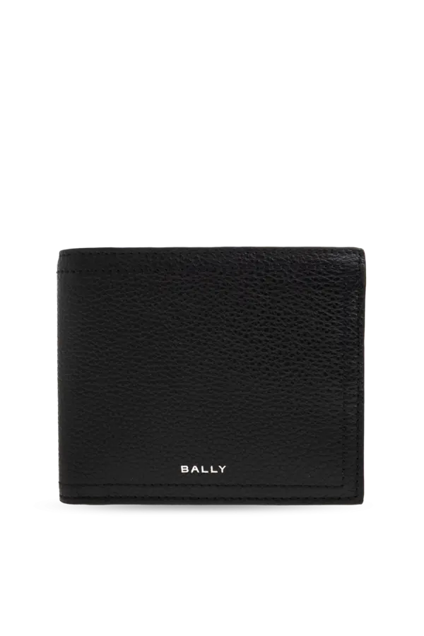 Bally Leather Wallet With Logo - Black