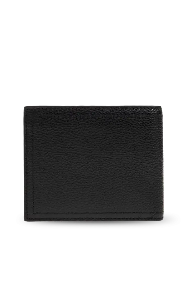 Bally Leather Wallet With Logo - Black
