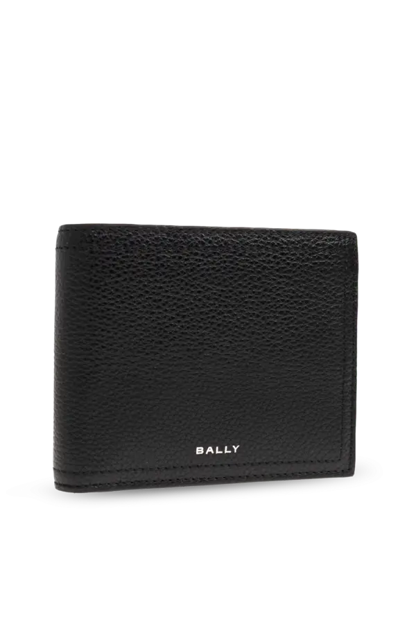 Bally Leather Wallet With Logo - Black