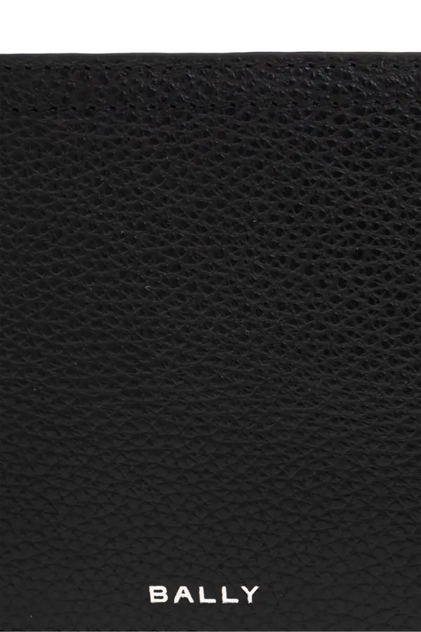 Bally Leather Wallet With Logo - Black