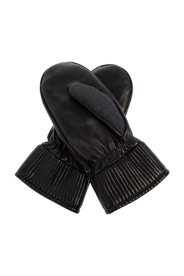 Giorgio Armani Logo Mitten Gloves