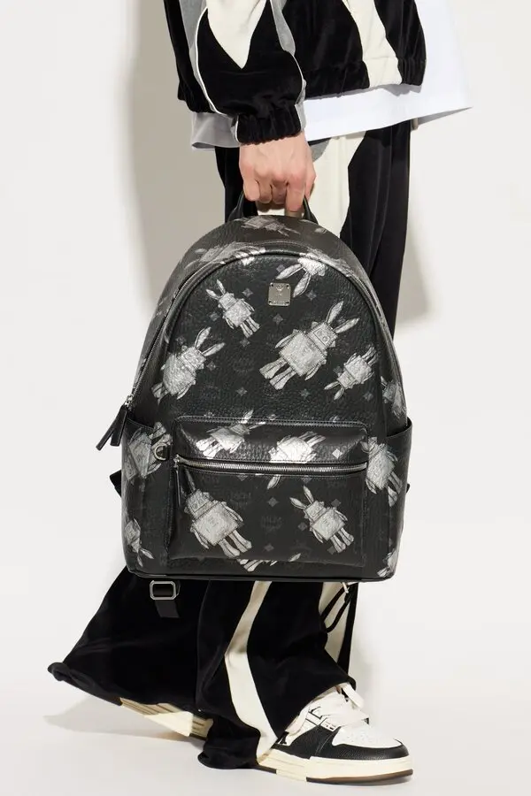 Mcm Stark Backpack - Black